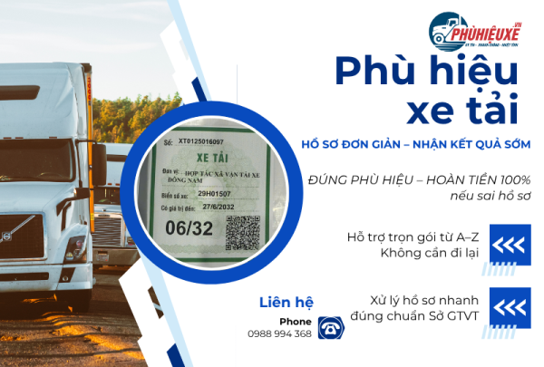 Quy Định Cấp Phù Hiệu Xe Tải Sau Sáp Nhập 2025